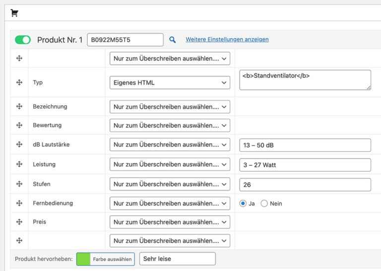 💡Amazon Vergleichstabelle erstellen - WordPress Anleitung